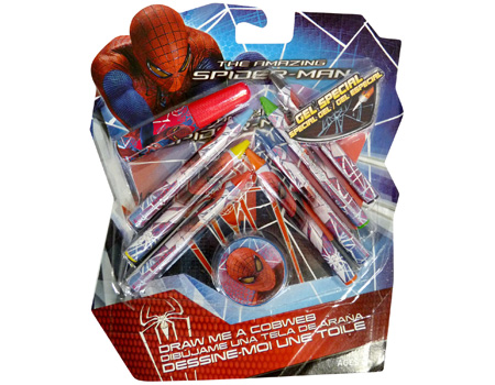 MARVEL COMICS Spider-Man Draw Me A Cobweb Activity Pack (10pcs ...