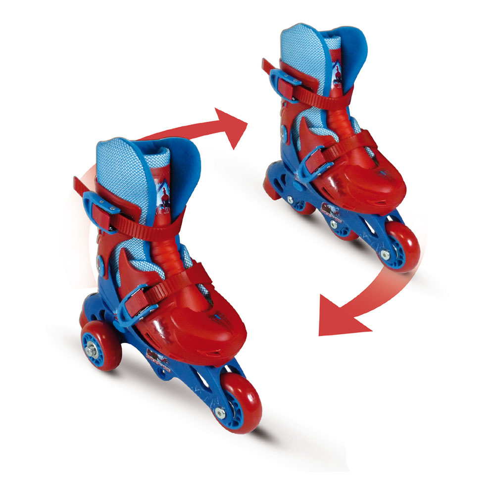 MARVEL COMICS Spider-Man Evolution 2-in-1 Tri to Inline Roller Skates ...