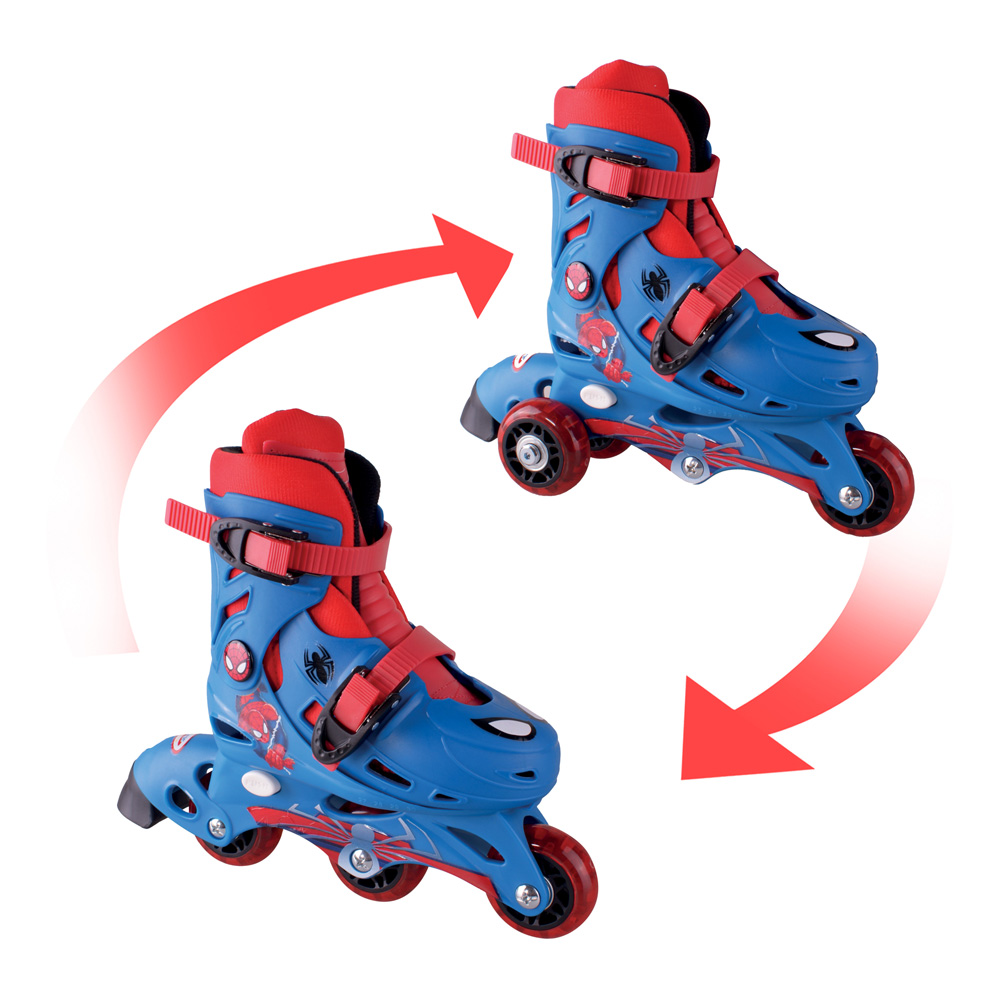 MARVEL COMICS Ultimate Spider-Man Evolution 2-in-1 Tri-to-Inline Roller ...