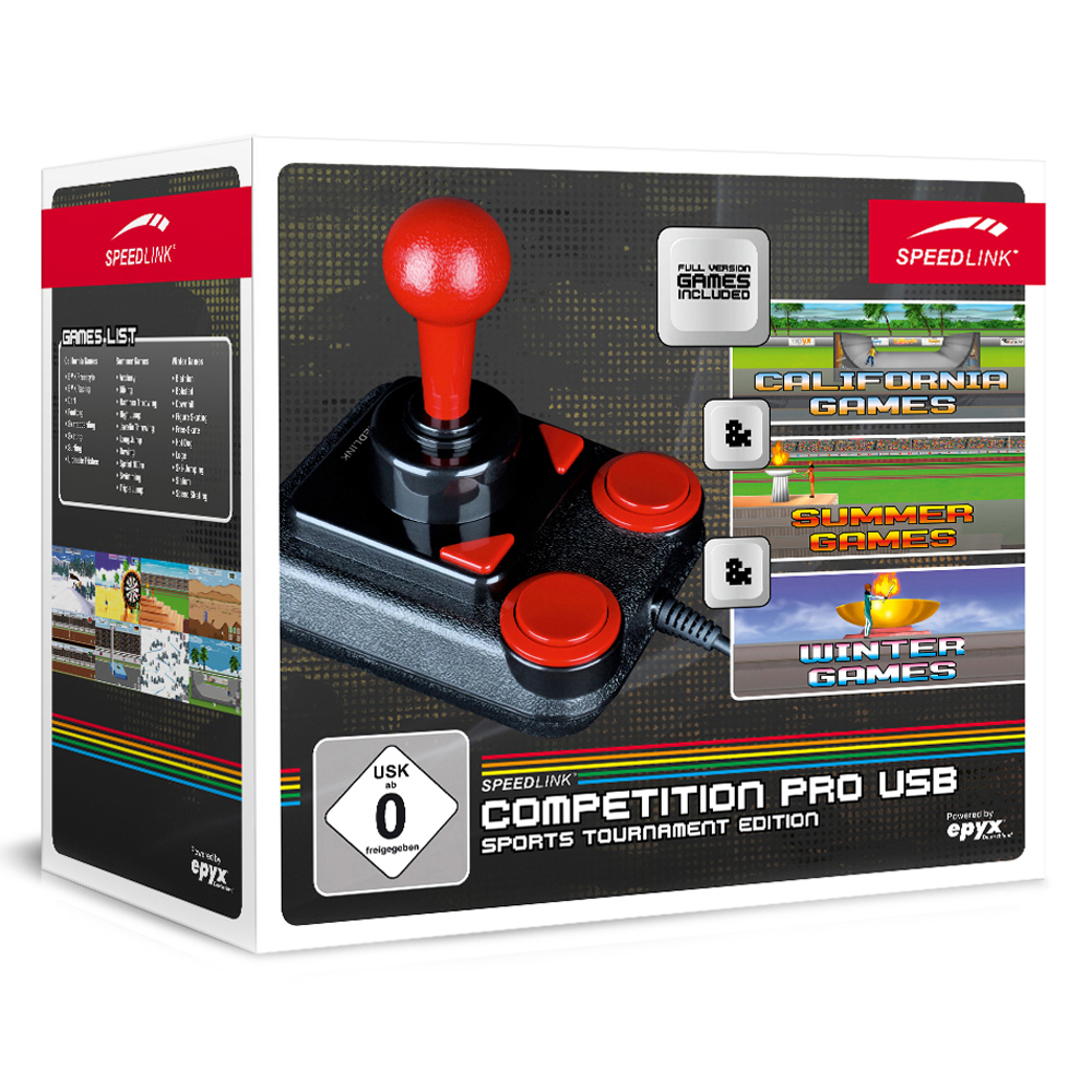 SPEEDLINK Competition Pro USB PC Joystick Sports Tournament Edition ...