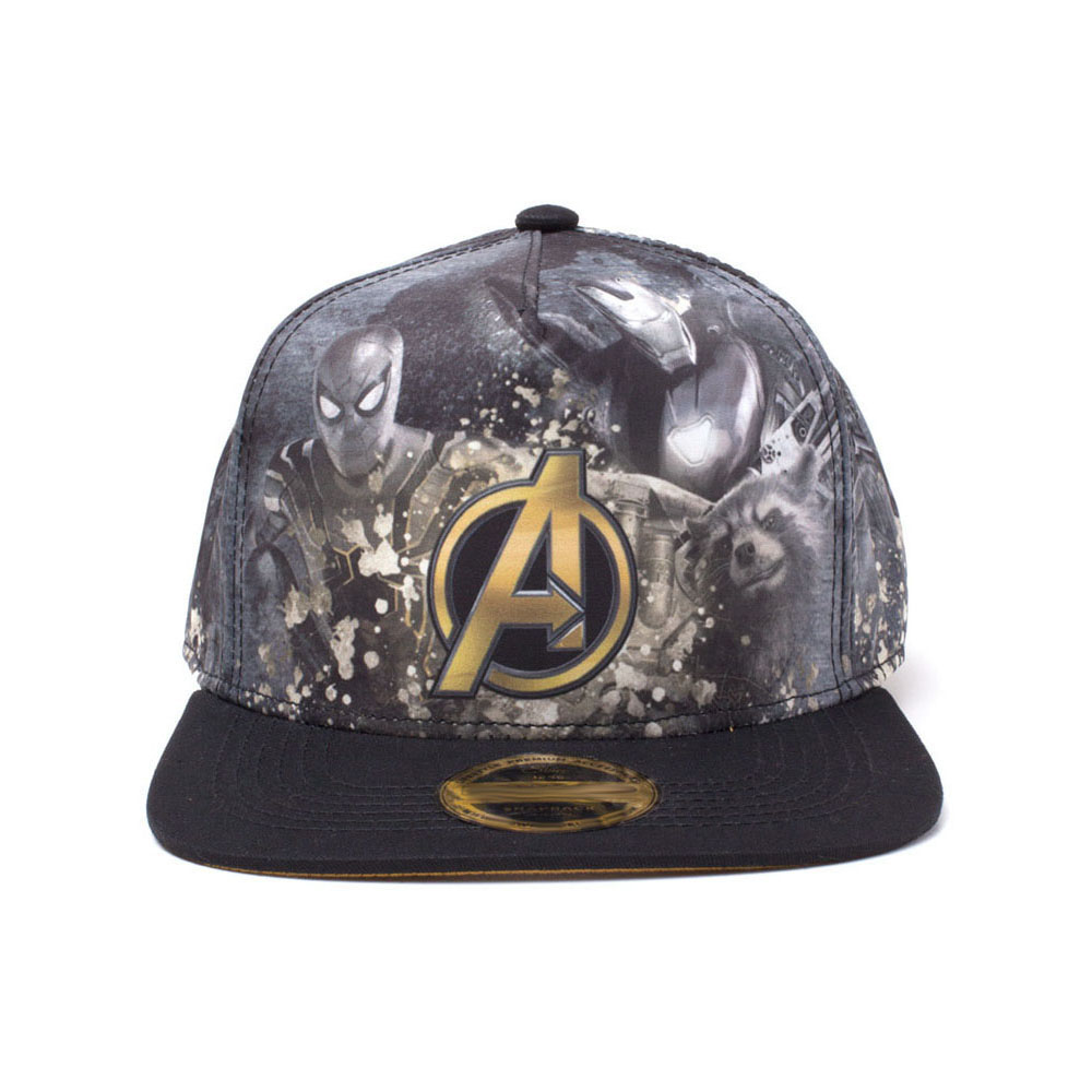 MARVEL COMICS Avengers Infinity War Heroes All-over Print Snapback ...