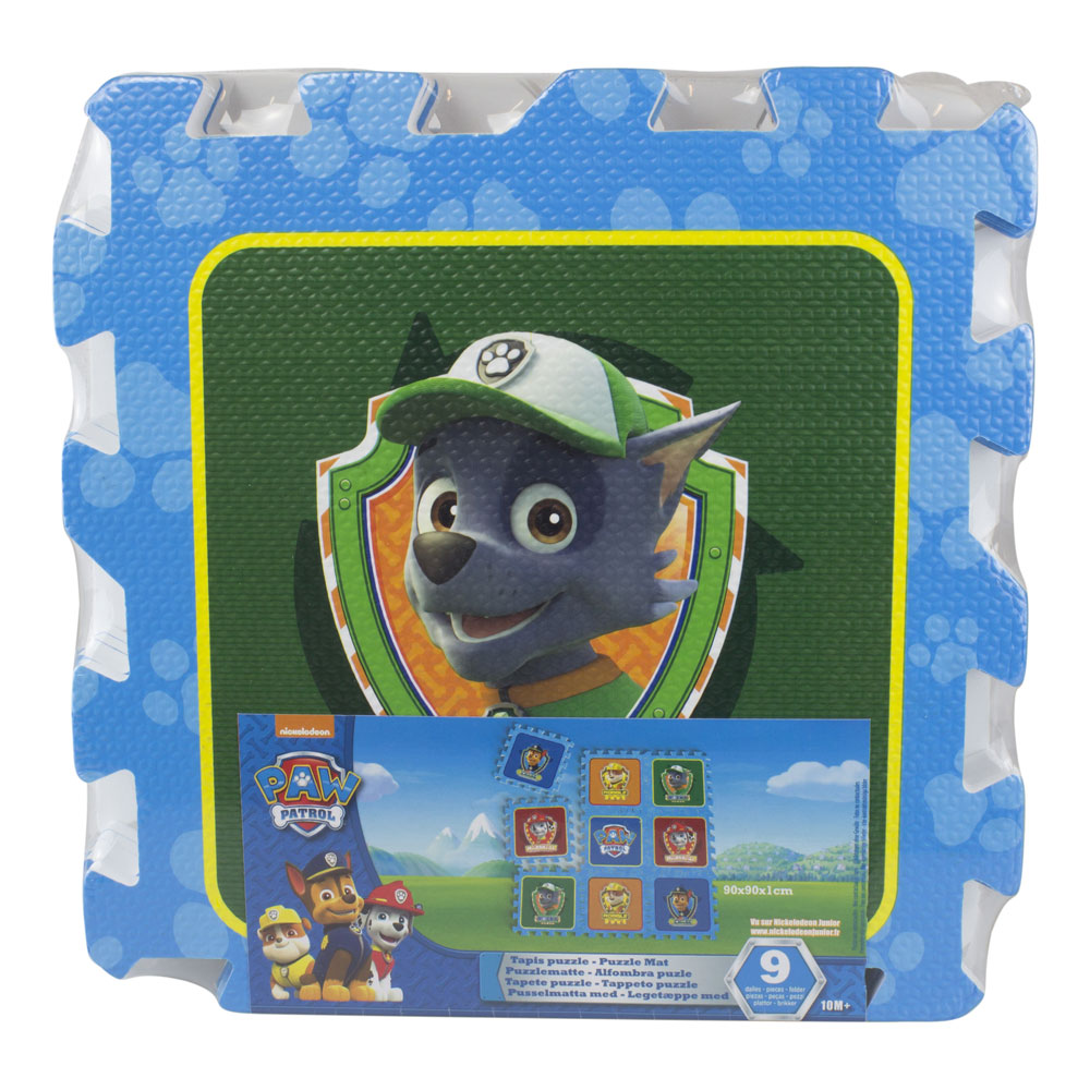 PAW PATROL Team Floor Mat Puzzle with 9 Pieces (TTMZ210) | Meroncourt