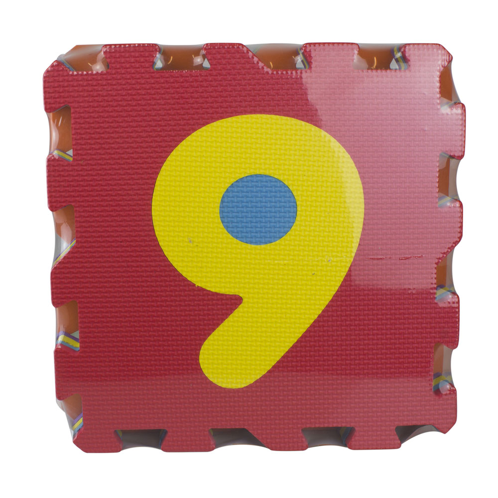 DARPEJE Children's Numbers Floor Mat Puzzle with 9 Pieces, Ages Ten ...