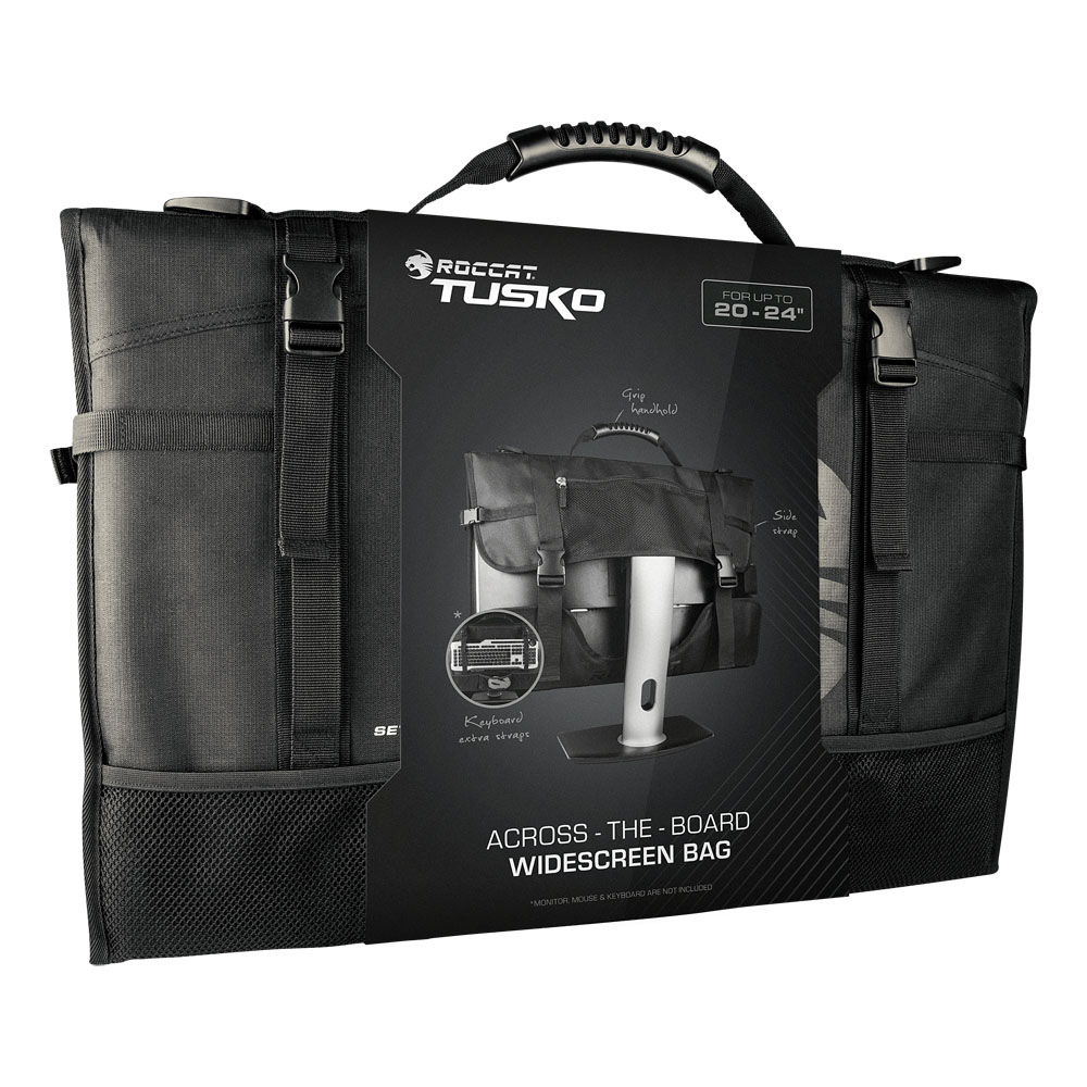 ROCCAT Tusko Across-the-Board Widescreen Monitor Carry Bag, 20 to 24 ...