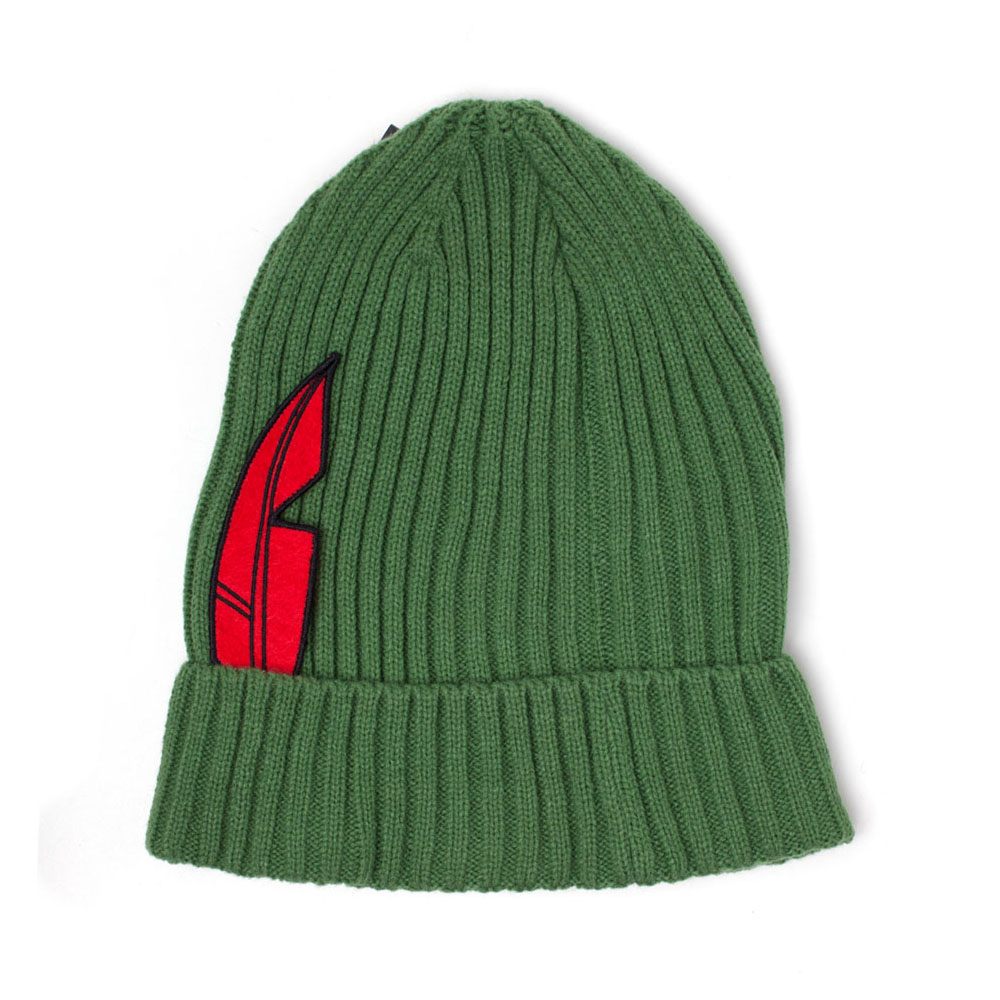 DISNEY Peter Pan Feather Novelty Rollup Beanie, Unisex, Green ...
