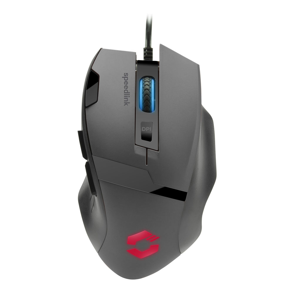 SPEEDLINK Vades Optical 4800dpi Illuminated Gaming Mouse, Black (SL ...