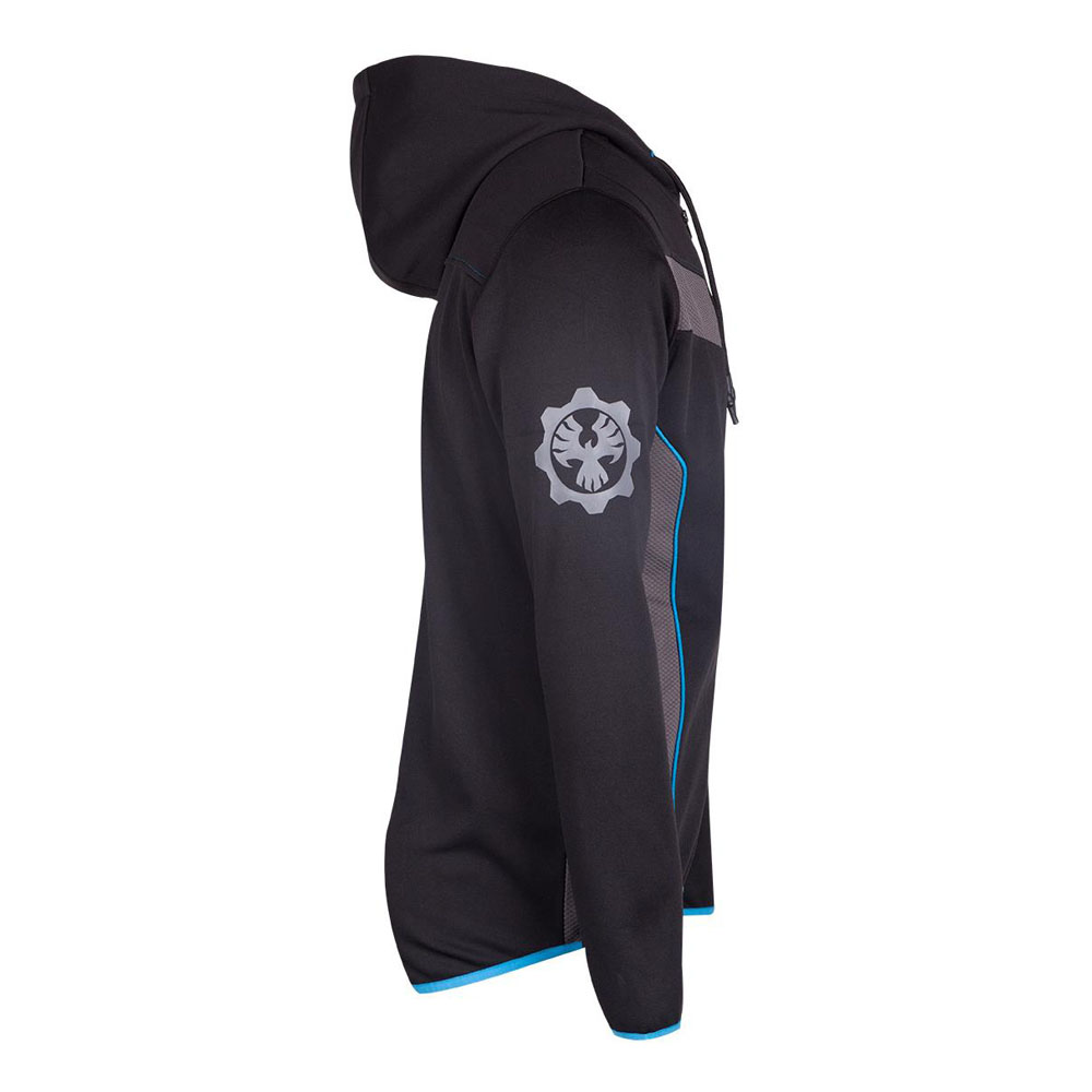 GEARS OF WAR 5 Blue Omen Full Length Tech Hoodie, Male, Extra Extra ...