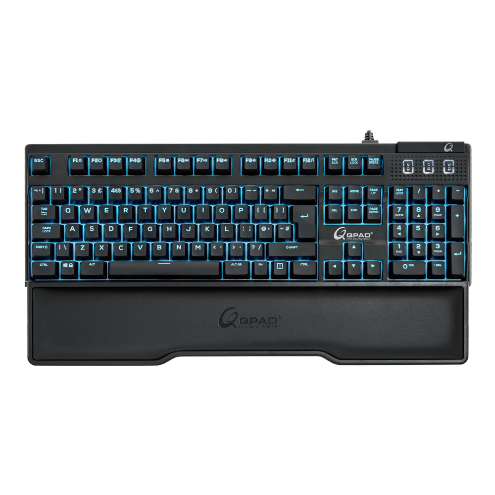 QPAD MK-75 Pro Gaming Mechanical Cherry Brown MX Keyboard with RGB ...