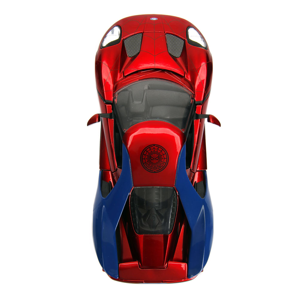 MARVEL COMICS Spiderman 2017 Ford GT Die-cast Toy Sports Car, Unisex, 1 ...