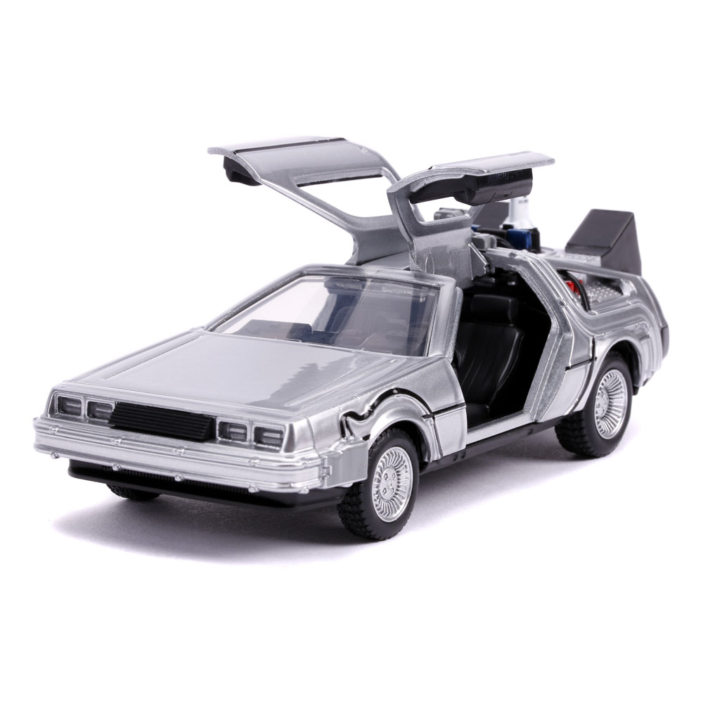 UNIVERSAL Back to the Future DeLorean (Original) Die-cast Toy Time ...