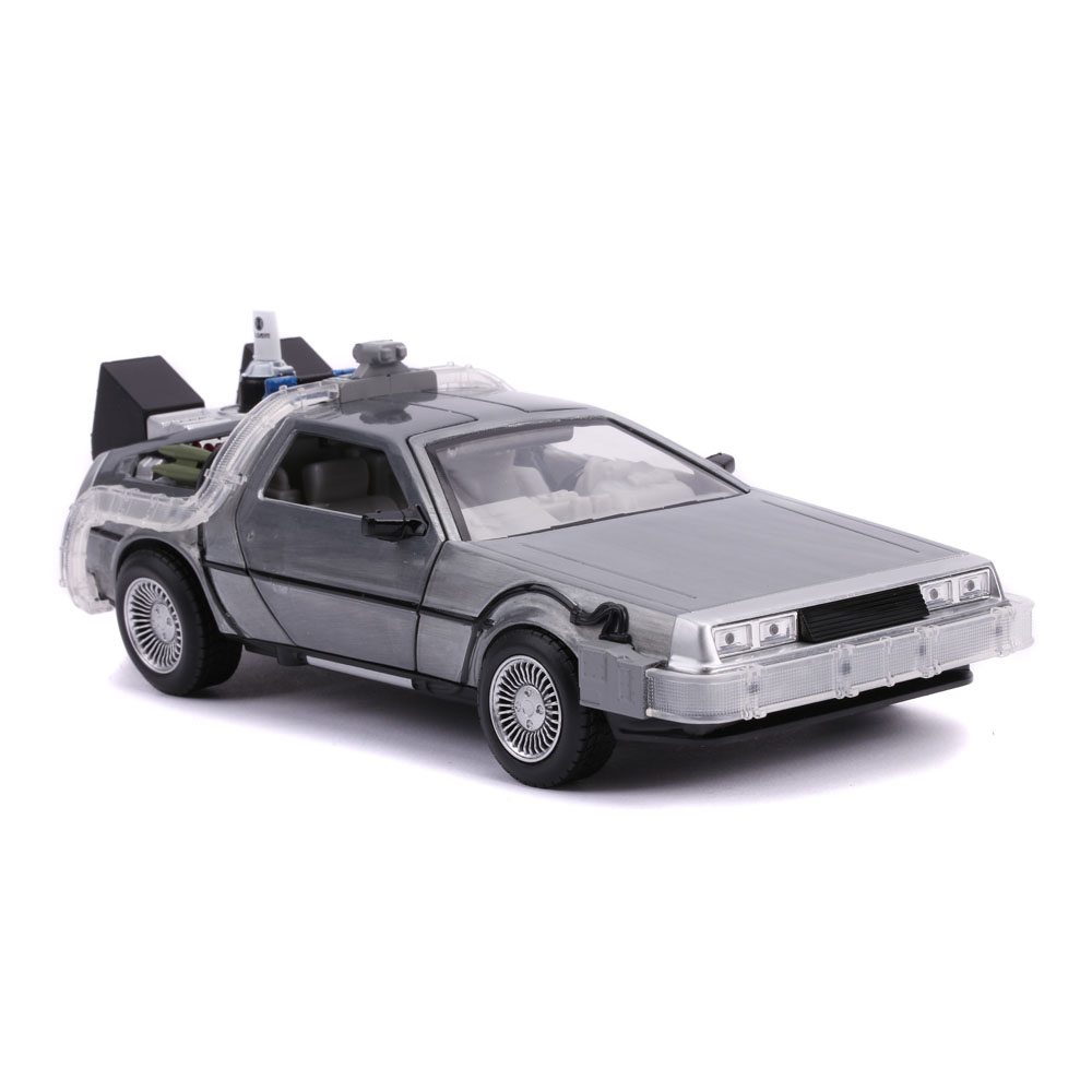 UNIVERSAL Back to the Future DeLorean (Future) Die-cast Toy Time ...