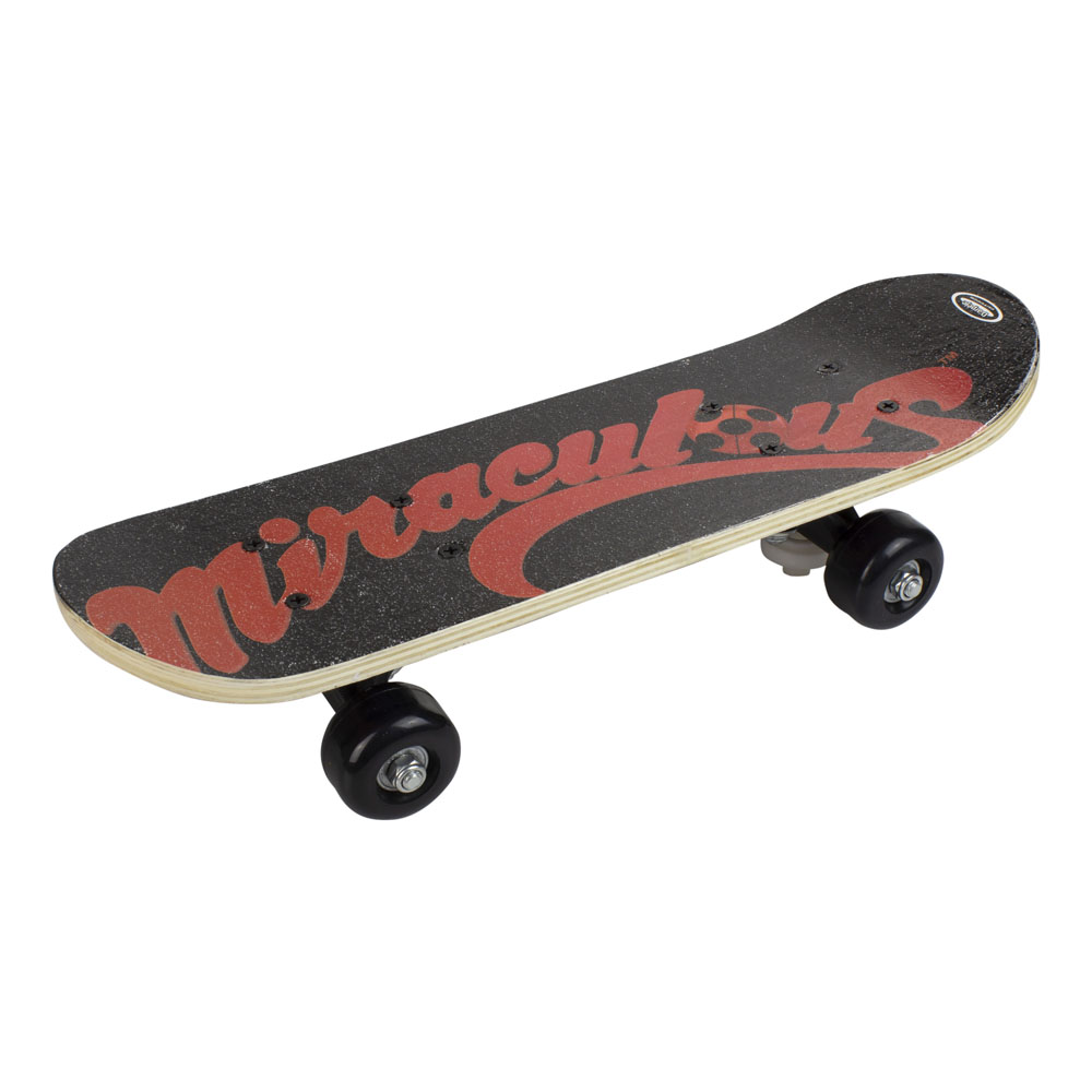 MIRACULOUS Children's 17-inch Wood Mini Skateboard Cruiser Skateboard ...